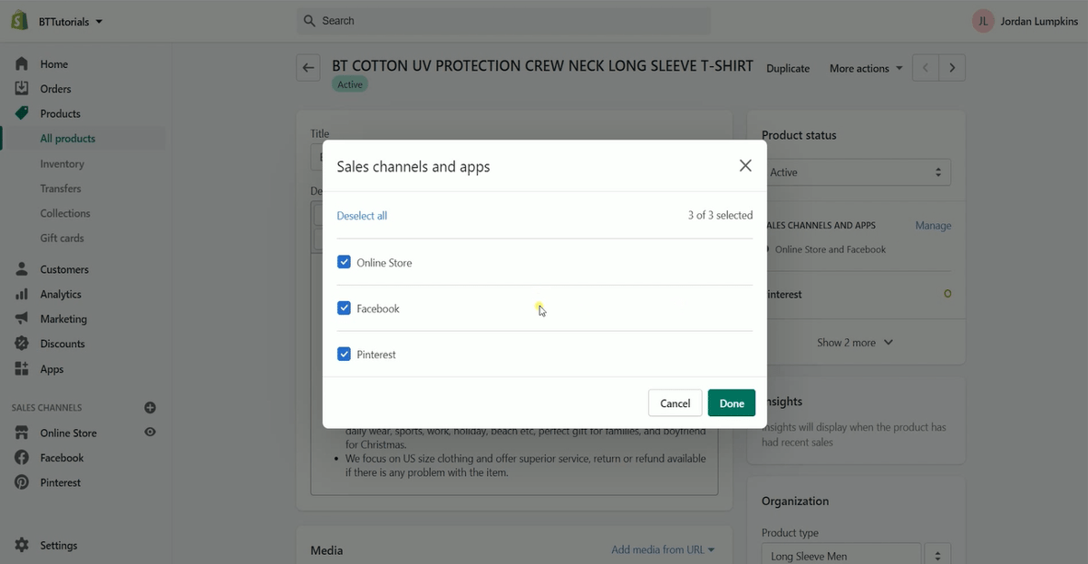 Connect Pinterest to Shopify in Minutes | BlueTuskr
