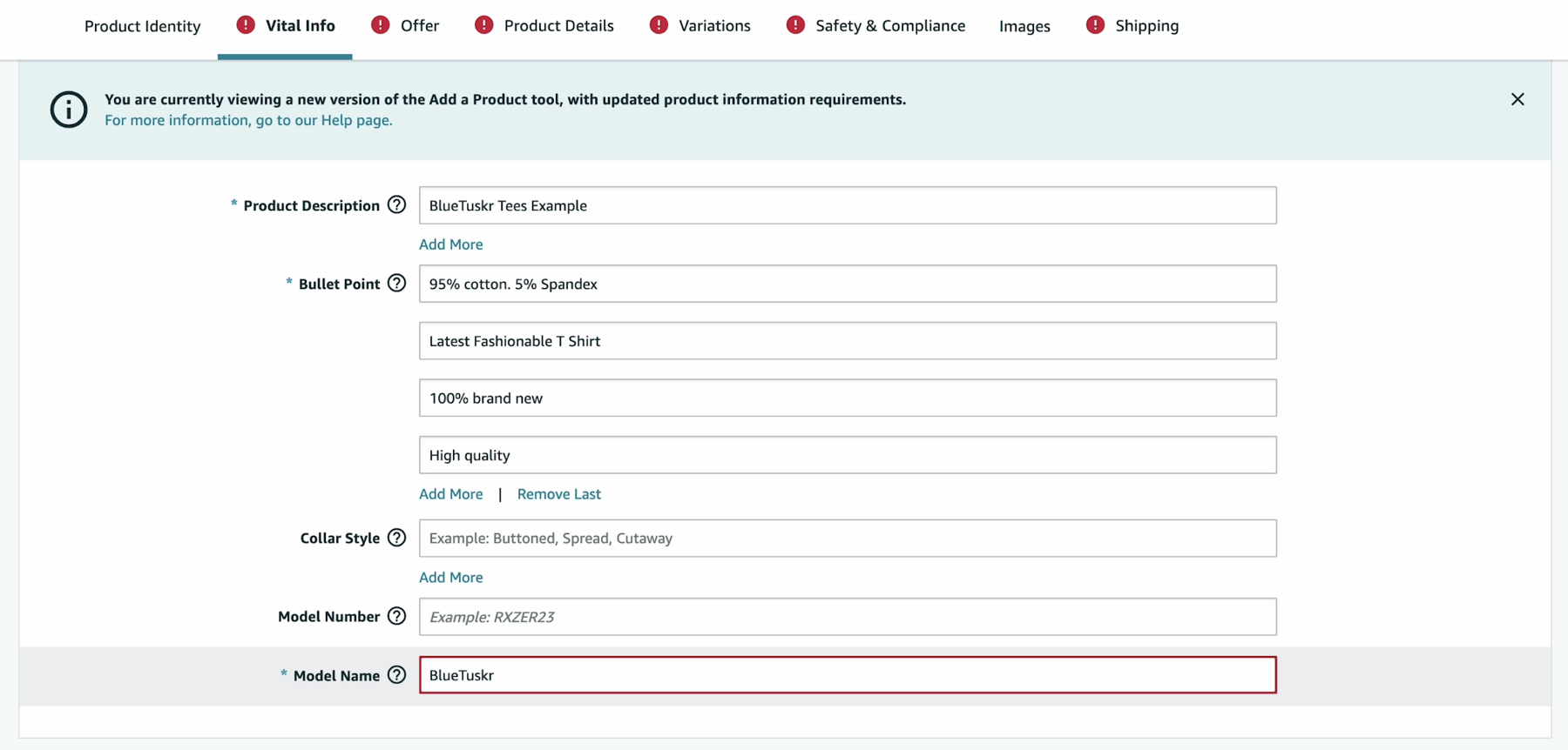 How To Create Amazon Listing Variation - Size and Color - BlueTuskr